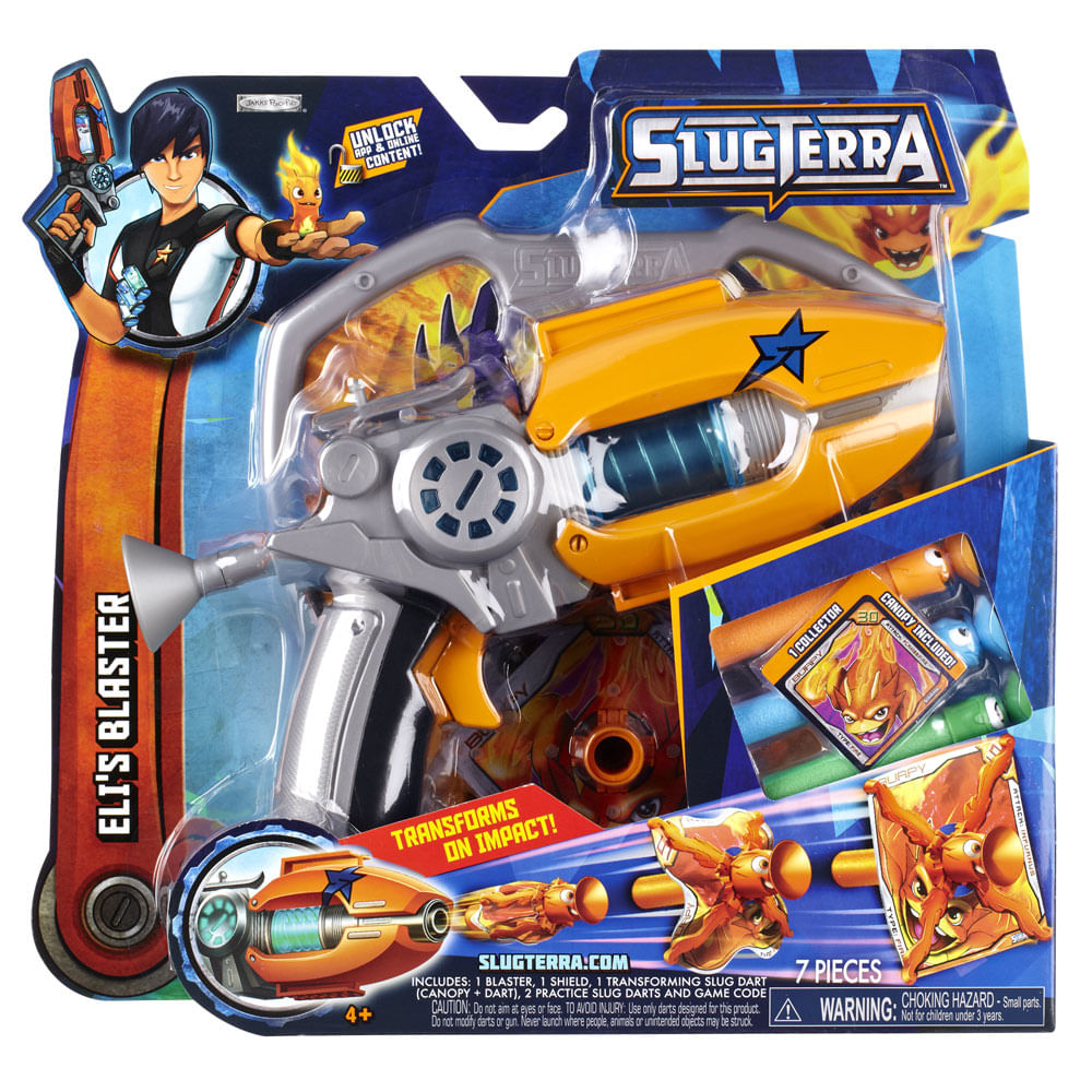 Slugterrâneo Blaster Básico Lançador de Slug-Dardos Eli | Toymania ...